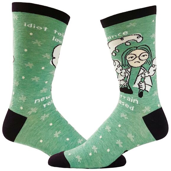 Crazy Dog T-Shirts | Underwear & Socks | Womens Idiot Tolerance Socks ...
